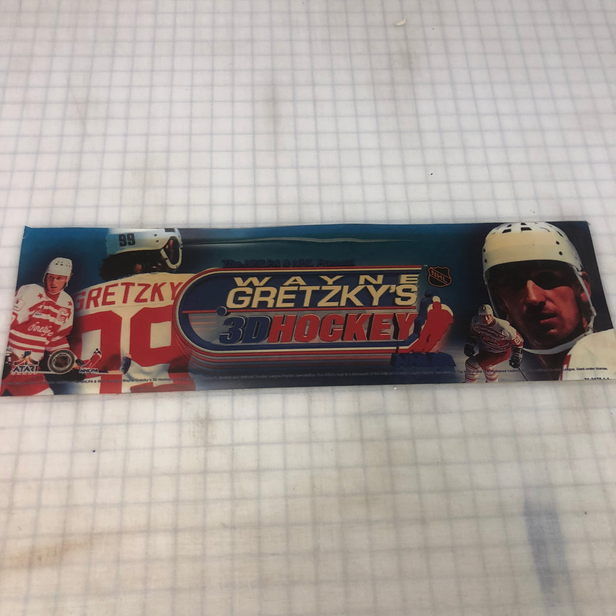 Vintage - Wayne Gretzky's 3D Hockey Arcade Marquee – Escape Pod Online