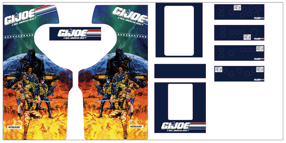 GRS Build-A-Cade - GI Joe Art Decal Kit – Escape Pod Online