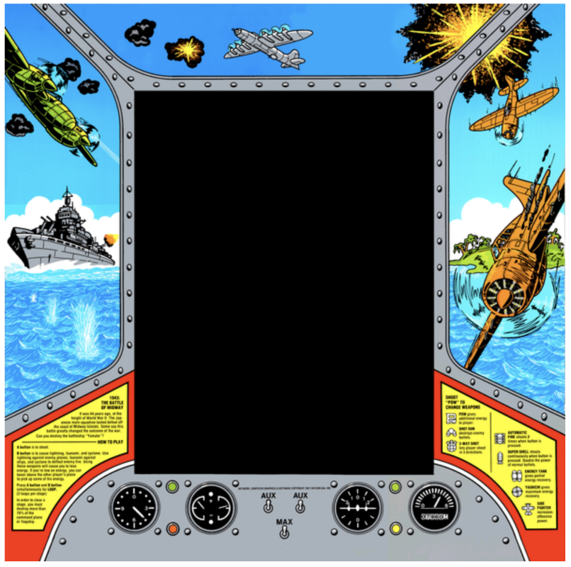 1943 Arcade Bezel – Escape Pod Online