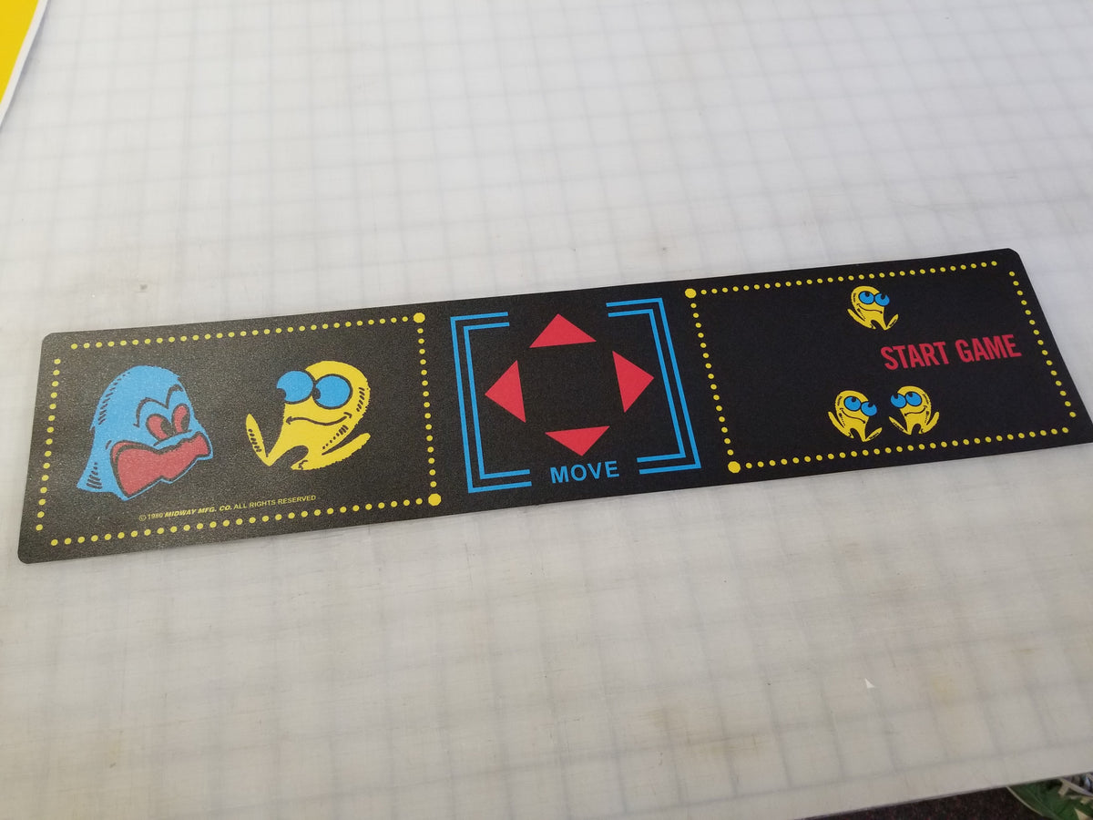 Pac-Man Arcade Control Panel Overlay - CPO – Escape Pod Online