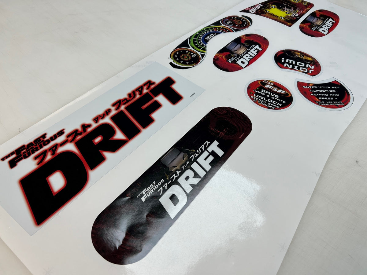 Fast & the Furious Tokyo Drift Dash Decal Set – Escape Pod Online