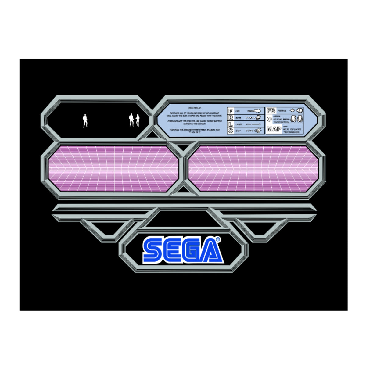 Alien Syndrome CPO - Control Panel Overlay – Escape Pod Online