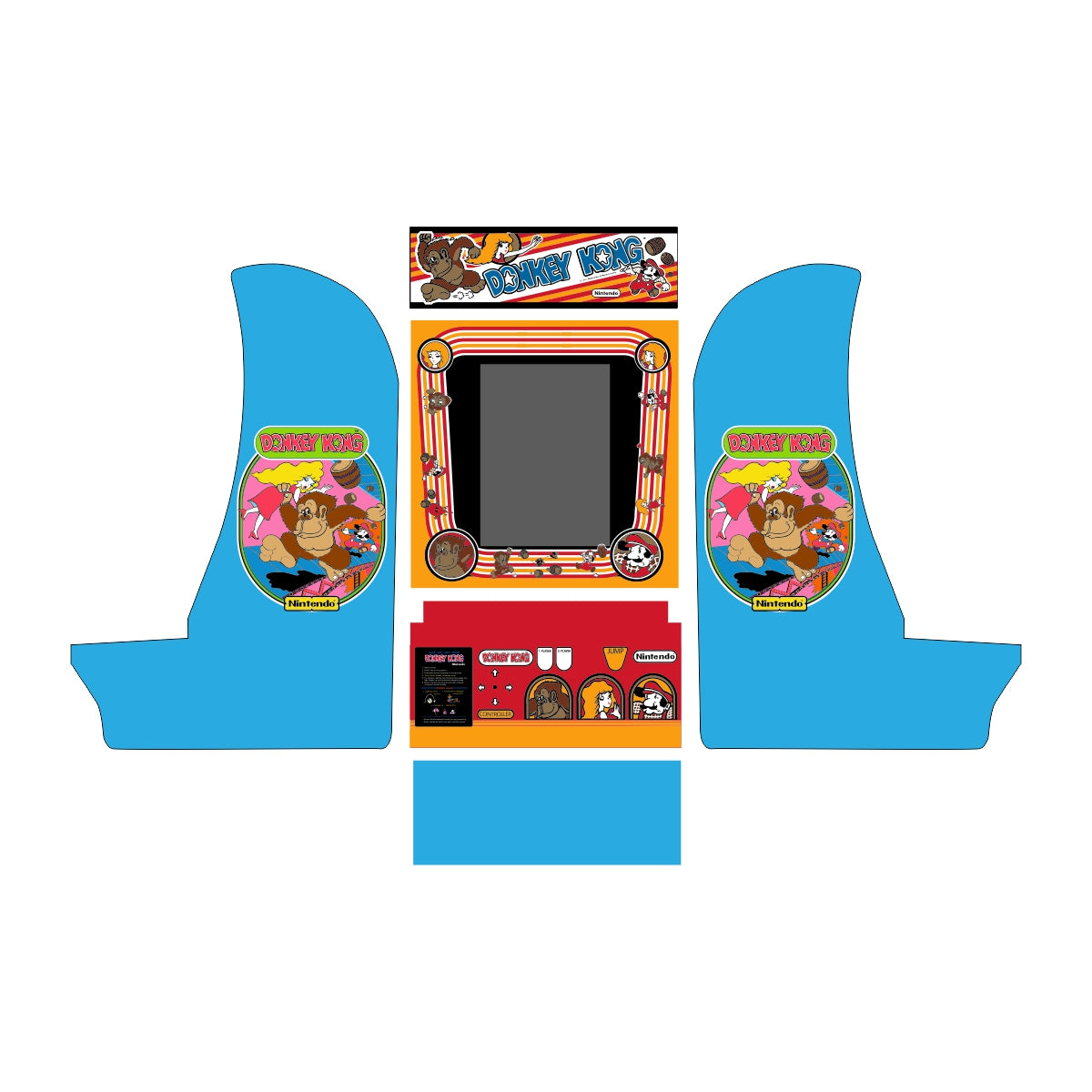 Arcade1Up Countercade Donkey Kong Decal Kit – Escape Pod Online