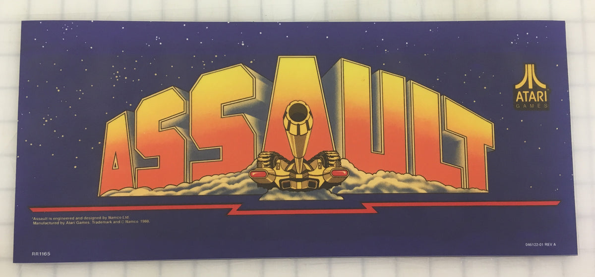 Atari Assault Arcade Marquee – Escape Pod Online