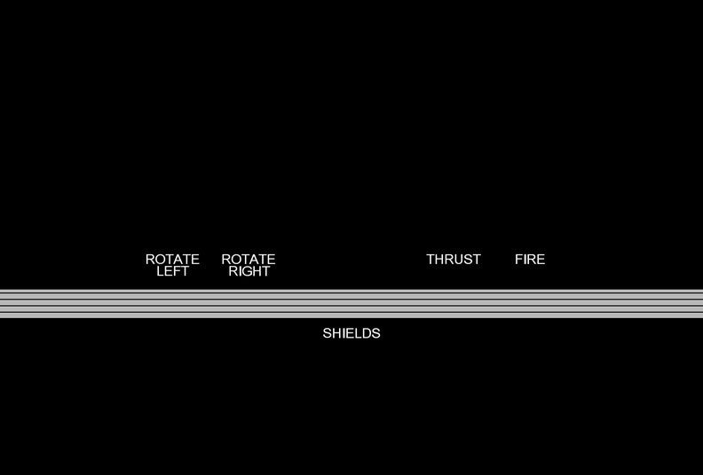 Asteroids Deluxe Cocktail CPO - Control Panel Overlay – Escape Pod Online