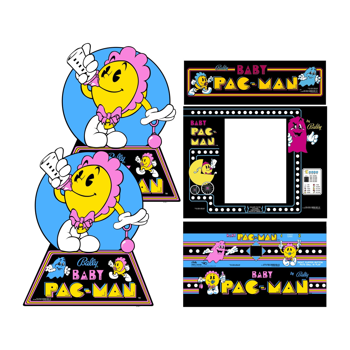 Baby Pac-Man Art Package – Escape Pod Online