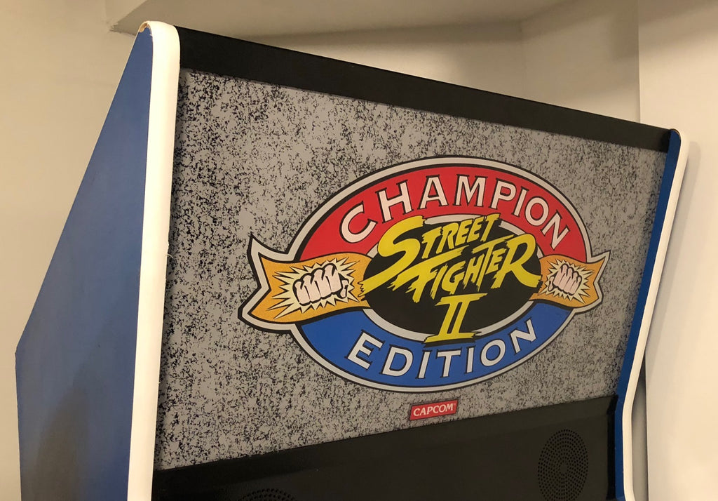 Big Blue Street Fighter II Champion Edition Marquee – Escape Pod Online