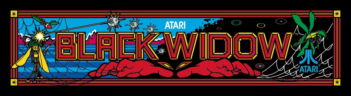Black Widow Arcade Marquee – Escape Pod Online