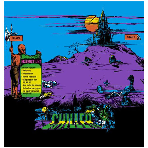 Chiller Arcade Game CPO - Control Panel Overlay – Escape Pod Online