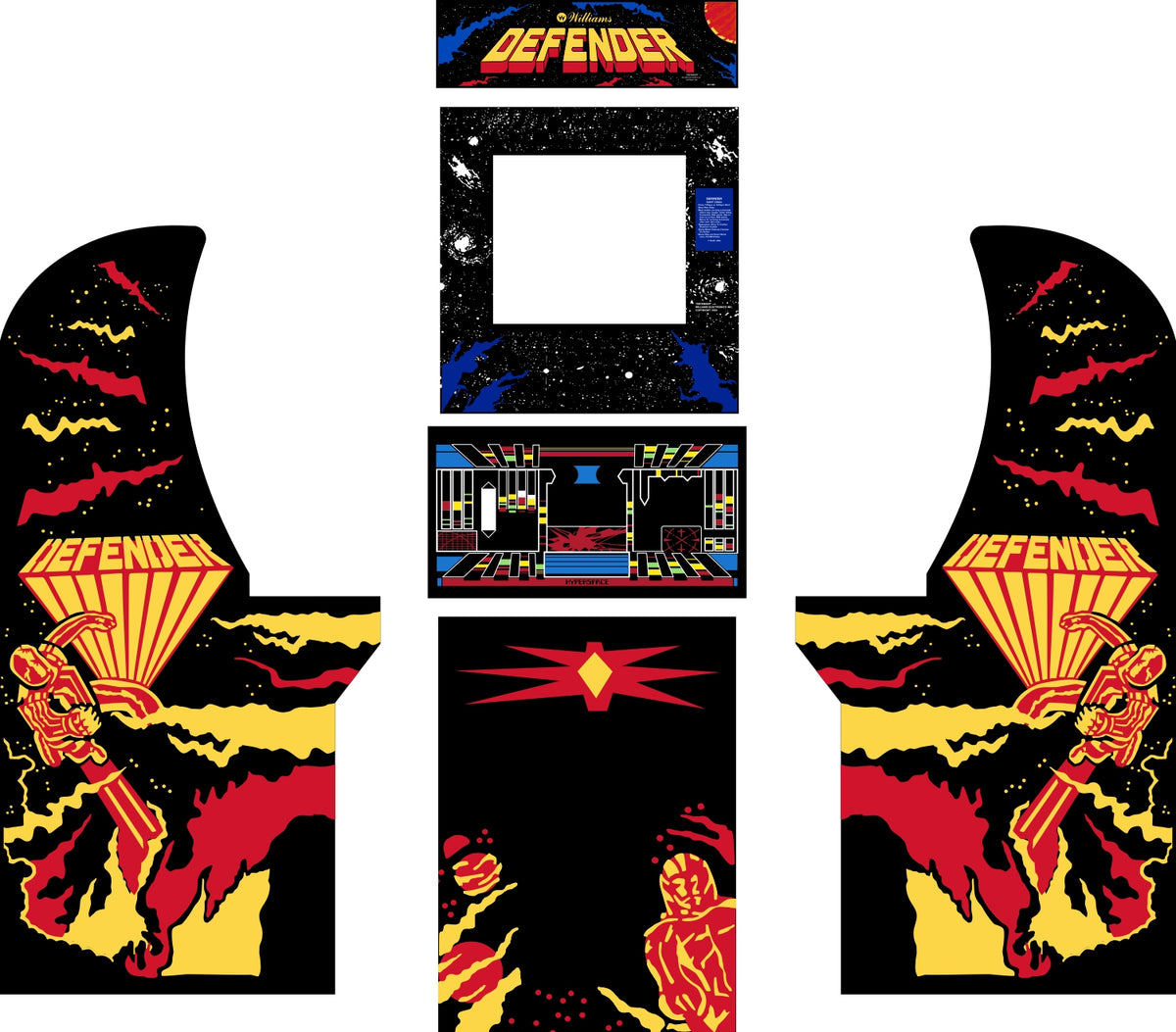 Arcade1Up - Defender Art Kit – Escape Pod Online