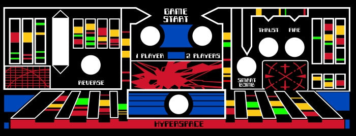 Defender Arcade Game Graphics