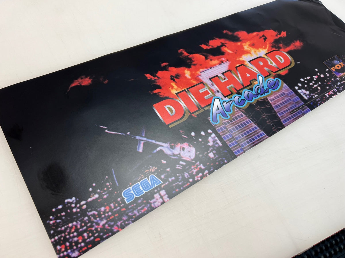 Die Hard Arcade Game Marquee – Escape Pod Online