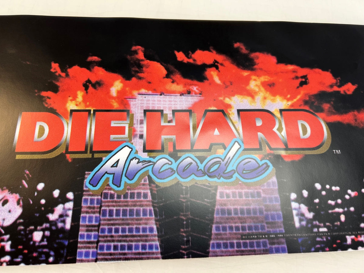 Die Hard Arcade Game Marquee – Escape Pod Online