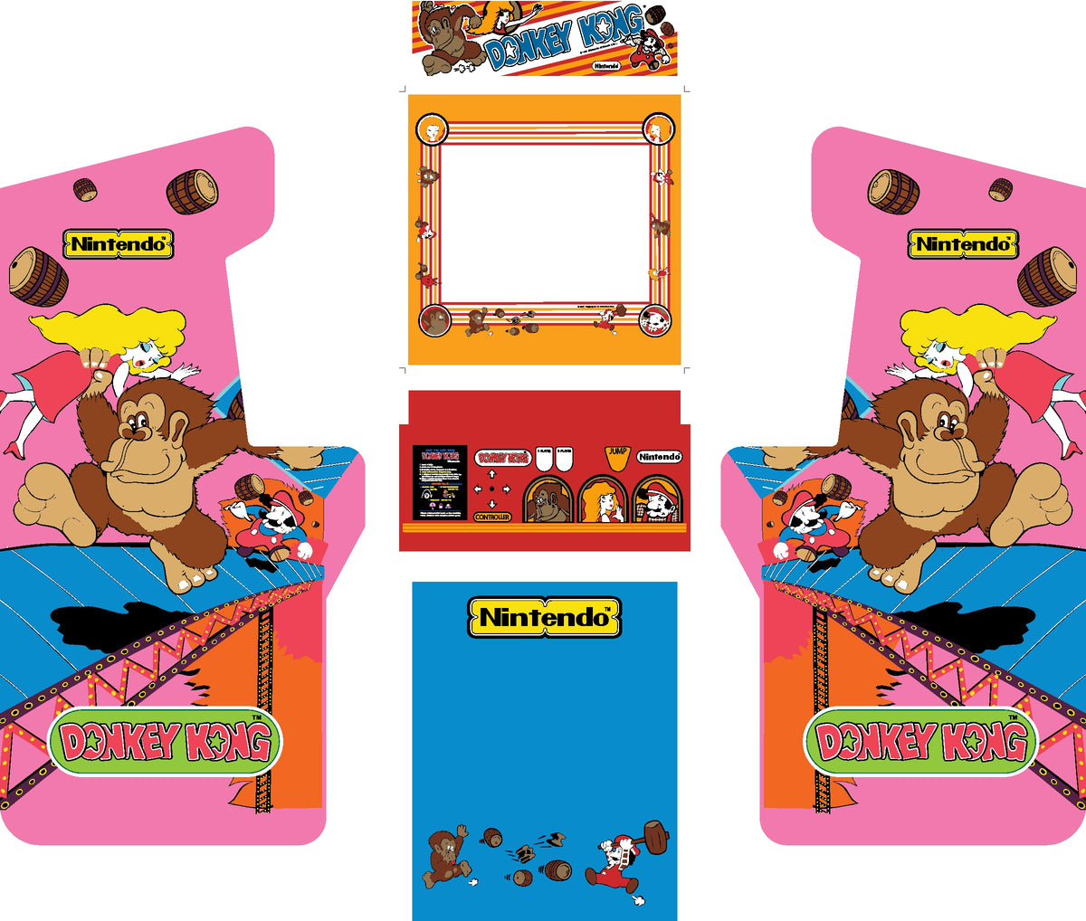 Arcade1Up - Donkey Kong Art (to fit Simpsons) – Escape Pod Online
