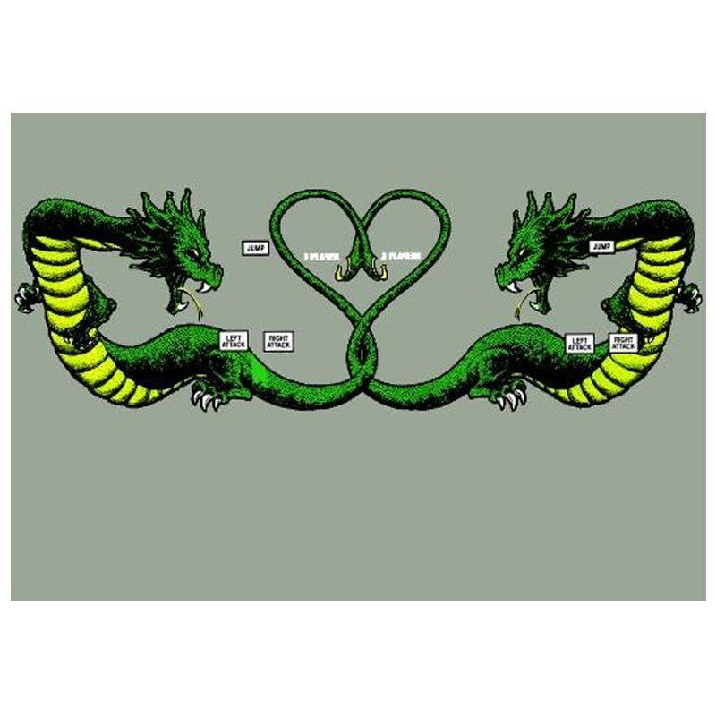 Double Dragon II 2 CPO - Control Panel Overlay – Escape Pod Online