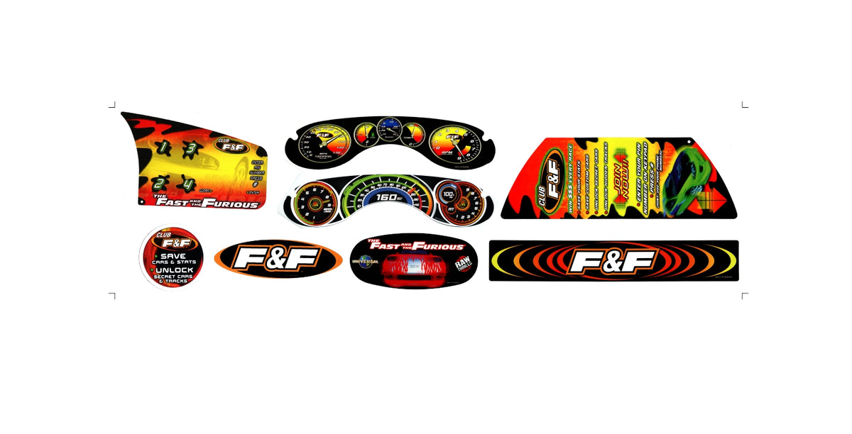 Fast & the Furious Dash Decal Set – Escape Pod Online