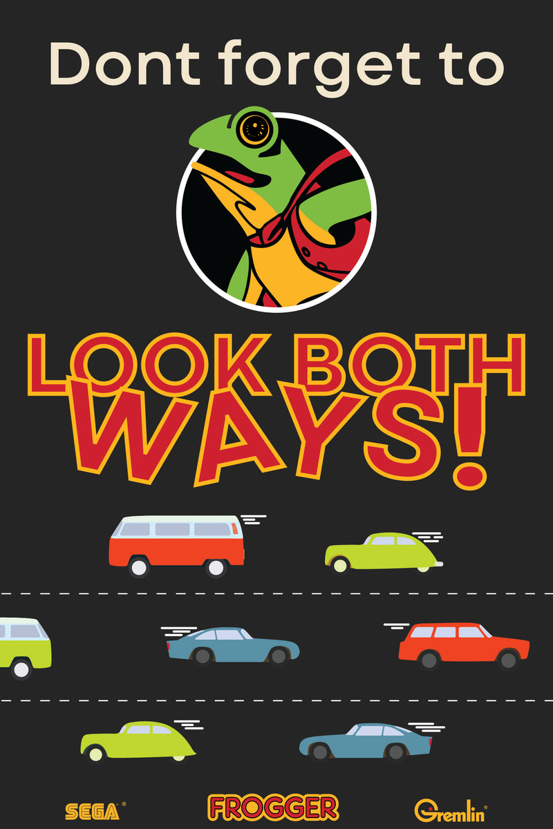 Frogger Arcade Poster – Escape Pod Online