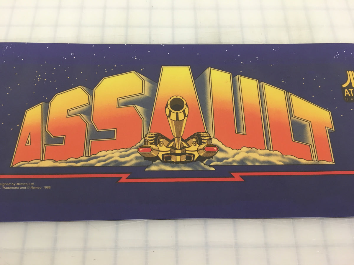 Atari Assault Arcade Marquee – Escape Pod Online