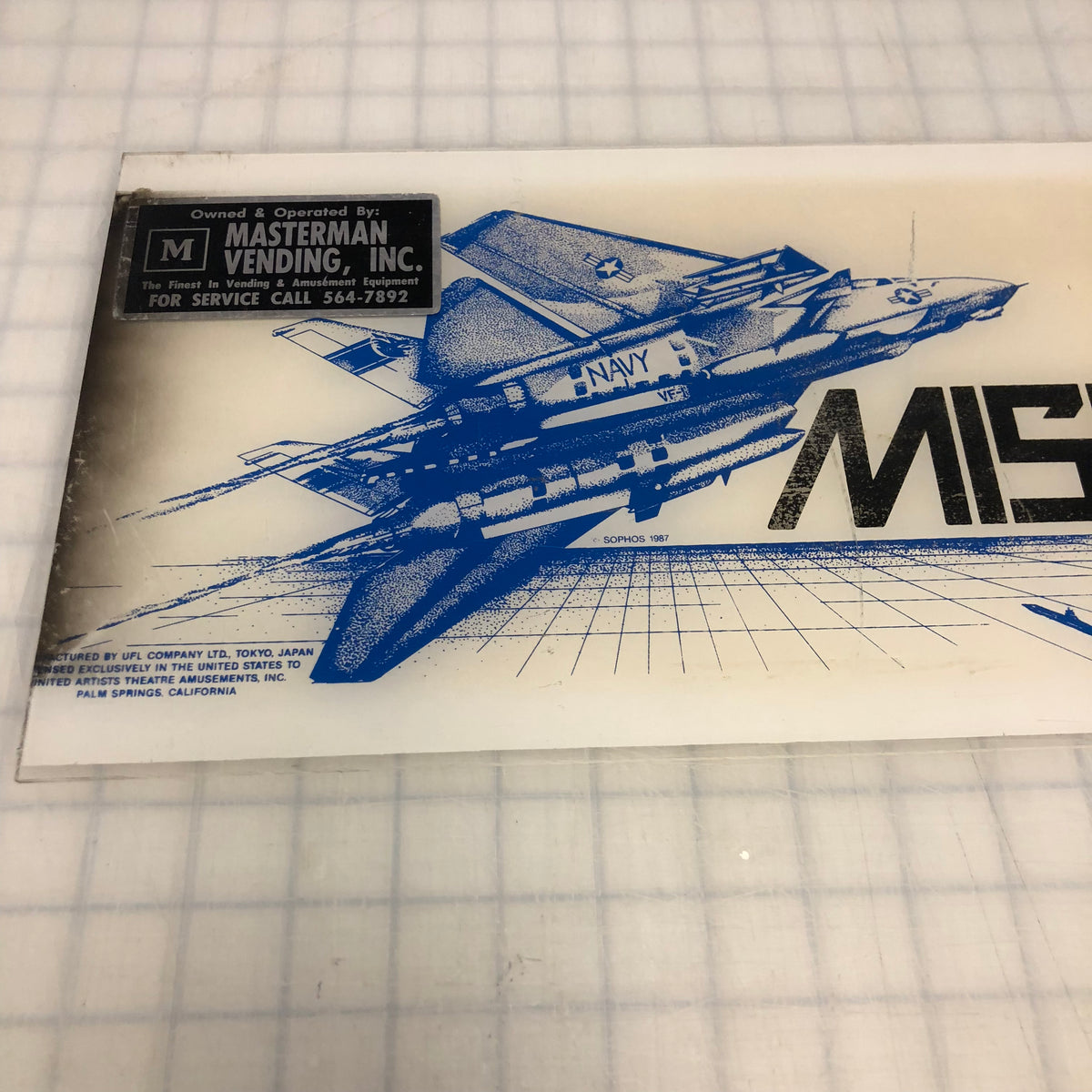 Vintage - Mission:XX Arcade Marquee – Escape Pod Online