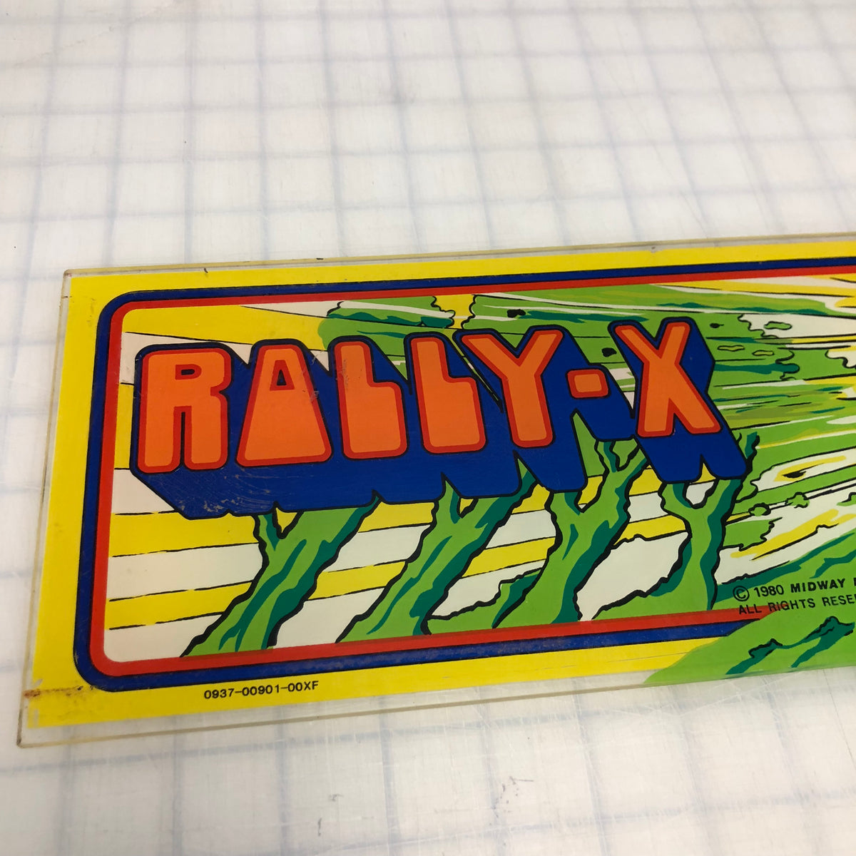 Vintage - Rally-X Cabaret Arcade Marquee – Escape Pod Online