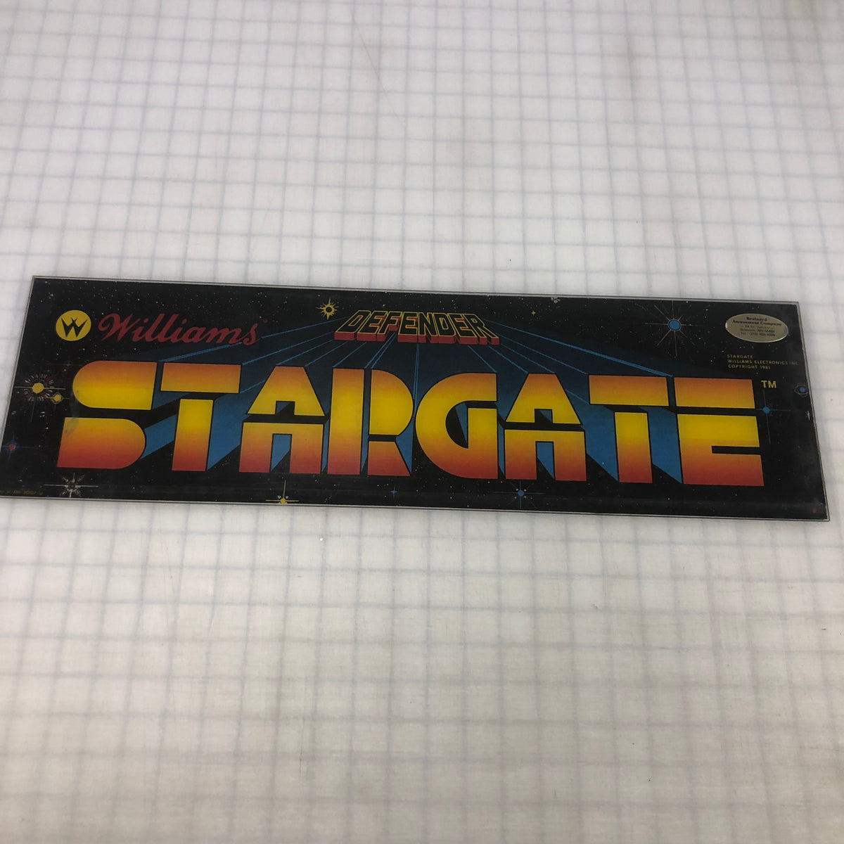 Vintage - Stargate Arcade Marquee – Escape Pod Online