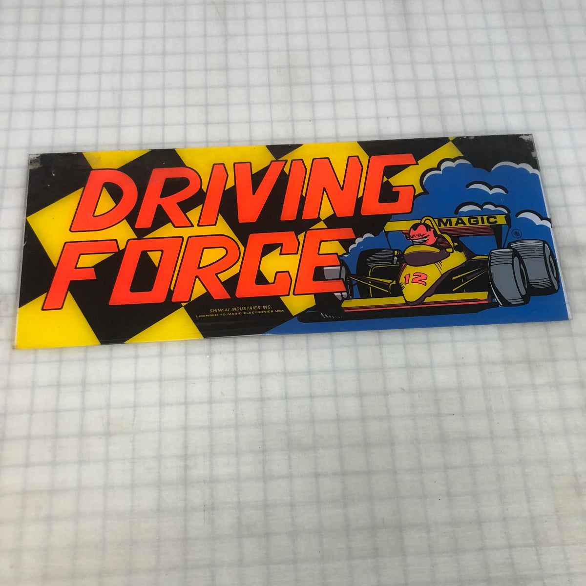 Vintage - Driving Force Arcade Marquee – Escape Pod Online