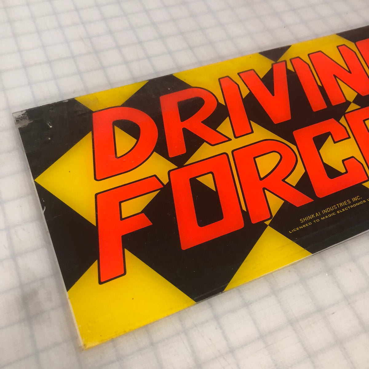 Vintage - Driving Force Arcade Marquee – Escape Pod Online