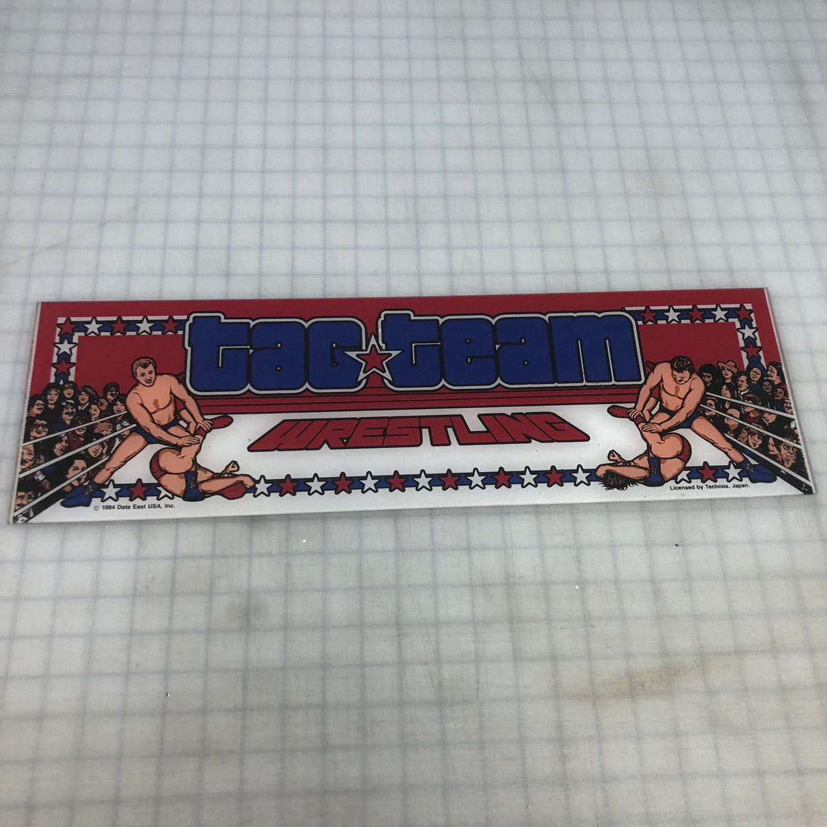 Vintage - Tag Team Wrestling Arcade Marquee – Escape Pod Online