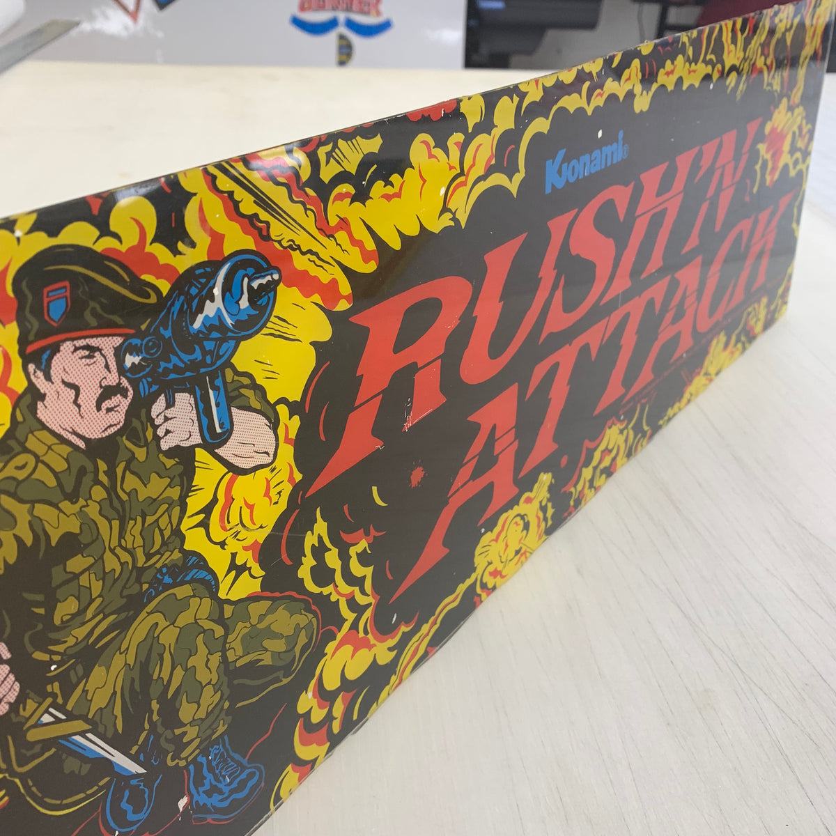 Vintage - Rush'n Attack Arcade Marquee – Escape Pod Online