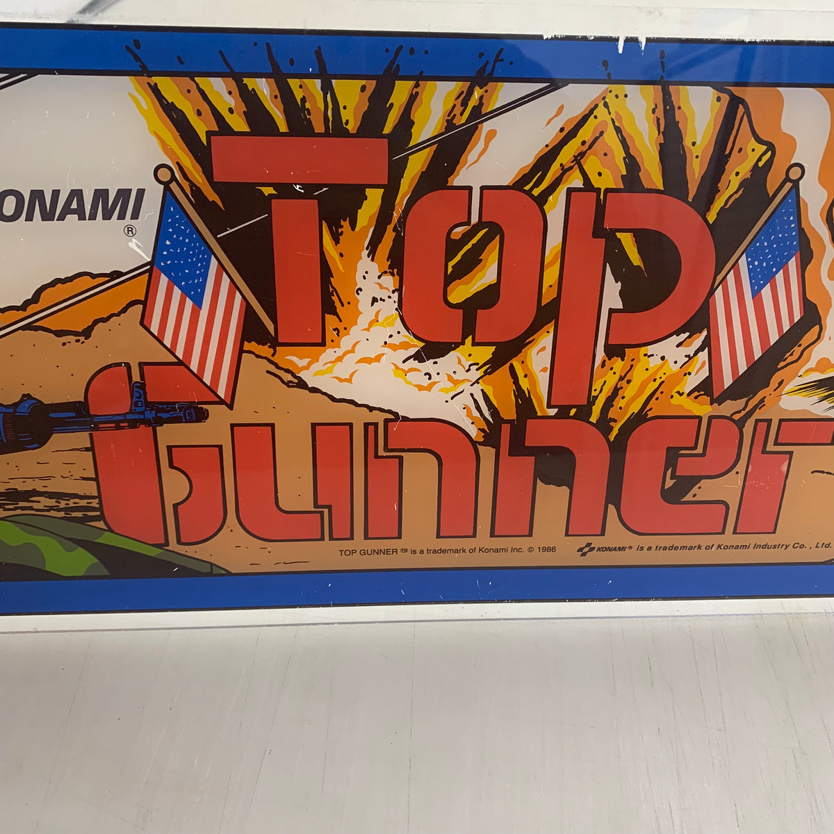 Vintage - Top Gunner Arcade Marquee – Escape Pod Online