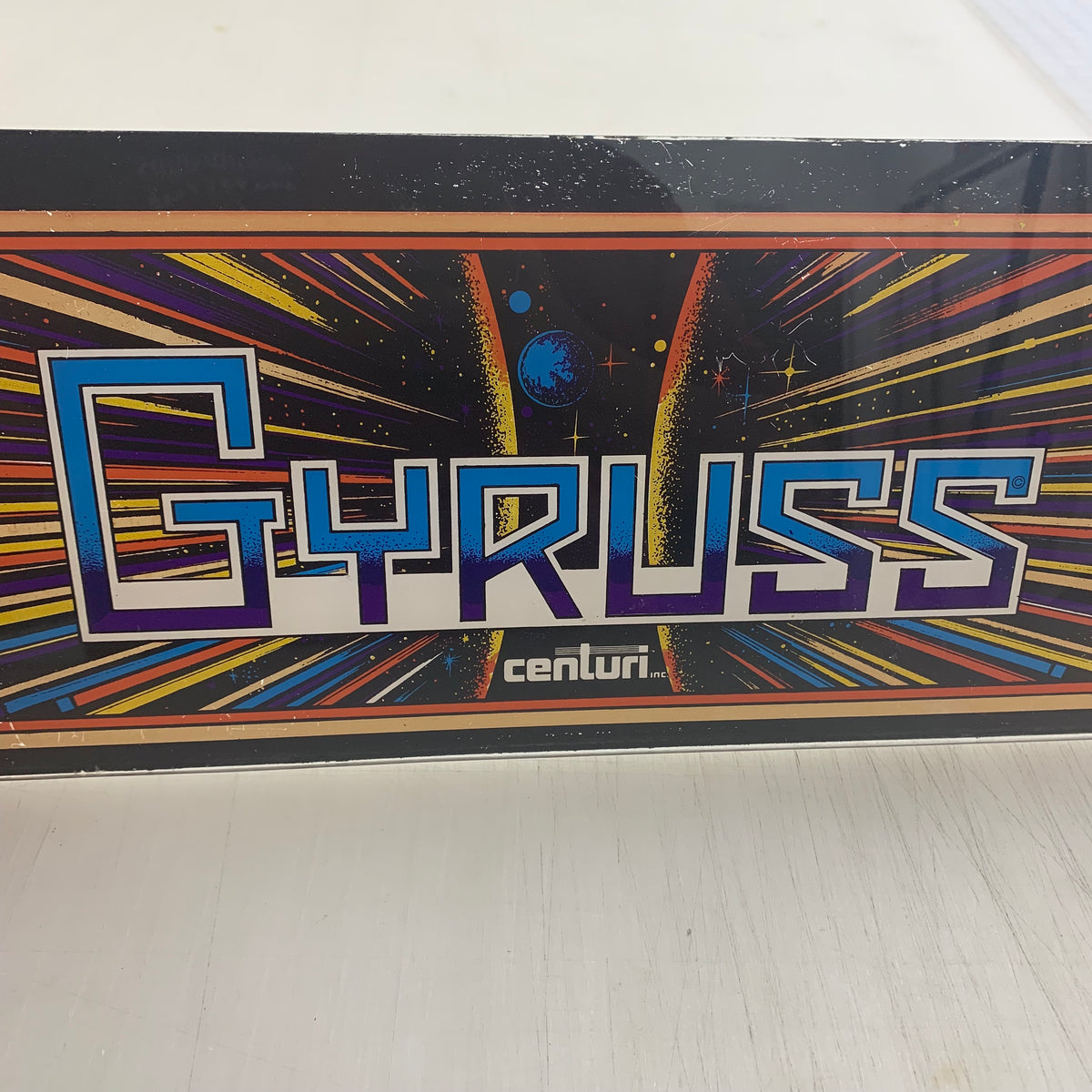 Vintage - Gyruss Arcade Marquee – Escape Pod Online