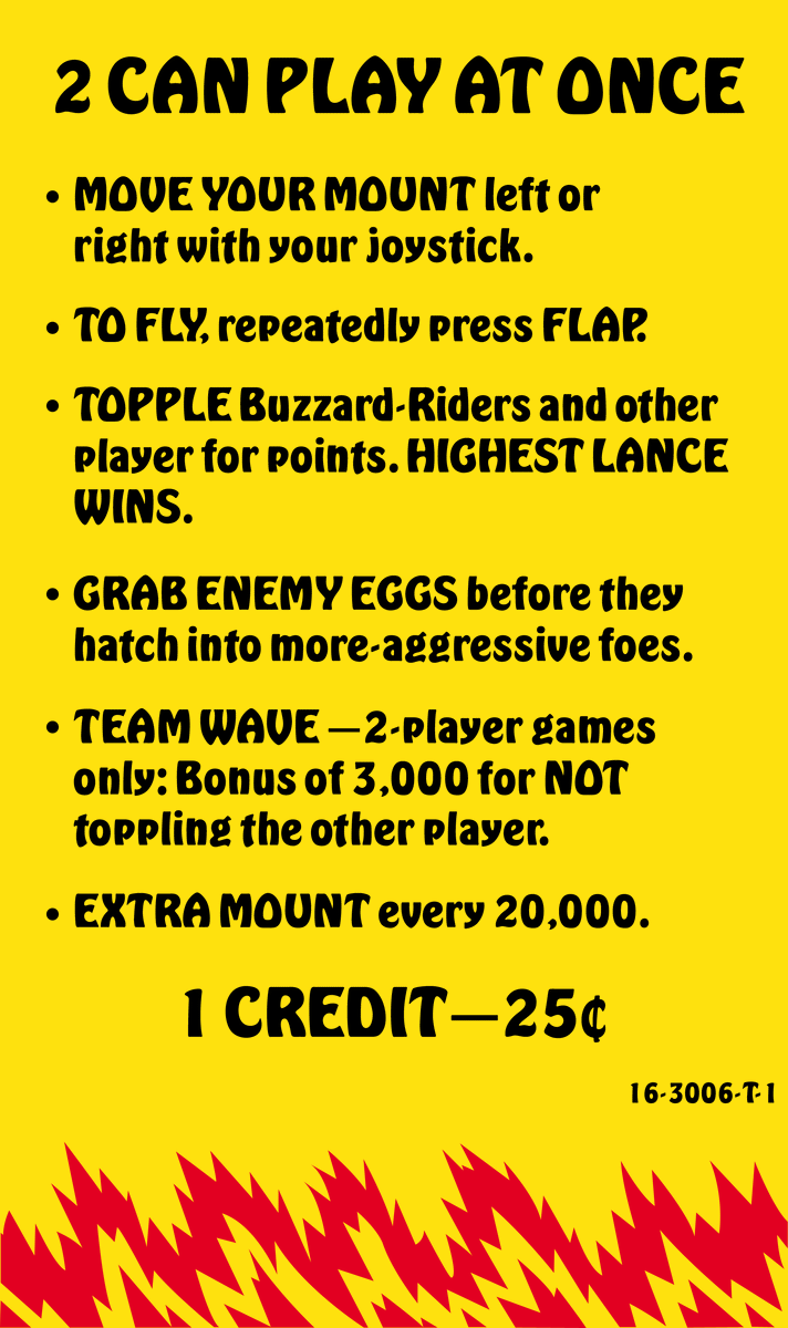 Joust Cocktail Instruction Decal – Escape Pod Online