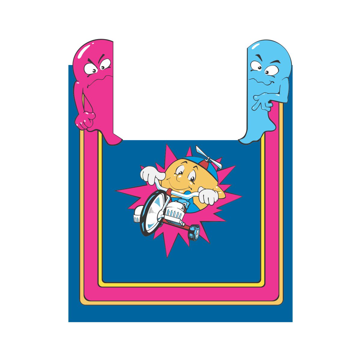 Jr Pac-Man Kickplate Decal – Escape Pod Online