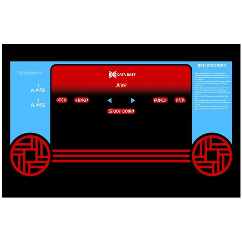 Kung-Fu Master CPO - Control Panel Overlay - Premium 3M Vinyl – Escape ...