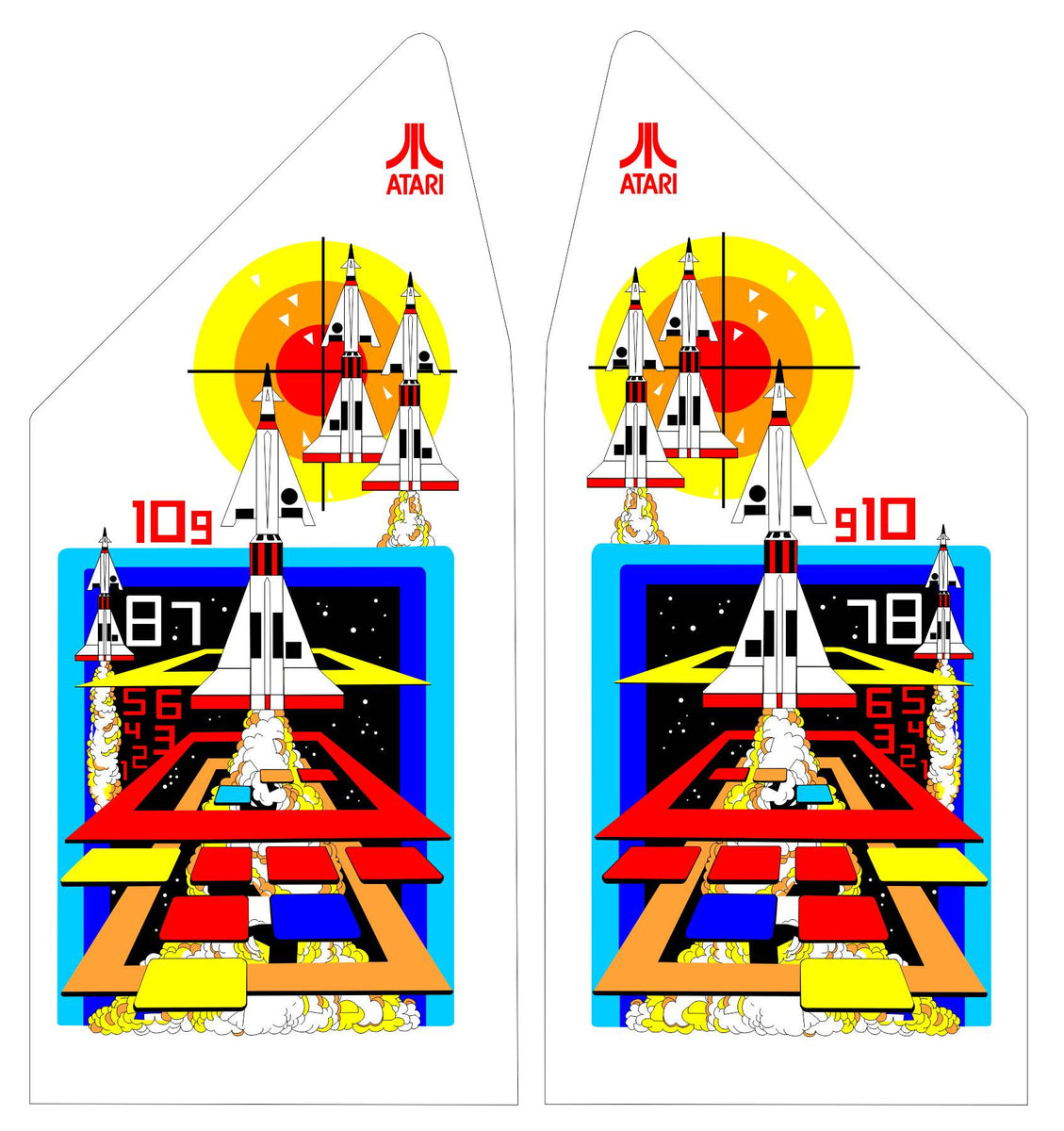 Missile Command Cabaret Arcade Side Art- Full Wrap - Custom – Escape ...