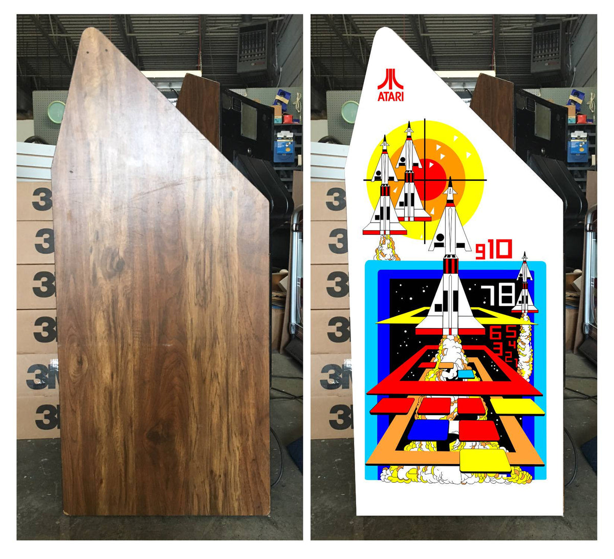 Missile Command Cabaret Arcade Side Art- Full Wrap - Custom – Escape ...