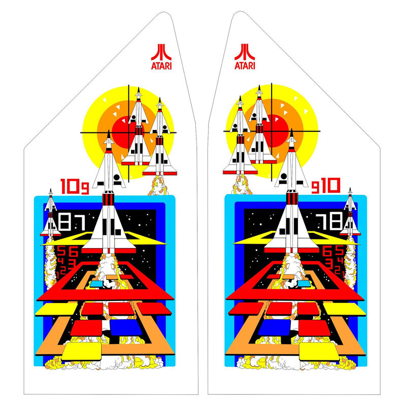 Missile Command Cabaret Arcade Side Art- Full Wrap - Custom – Escape ...