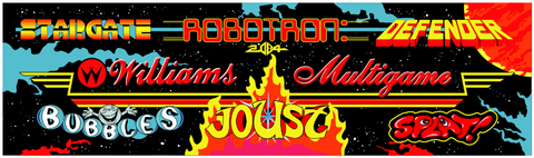 Multi-Williams Multicade Arcade Marquee – Escape Pod Online