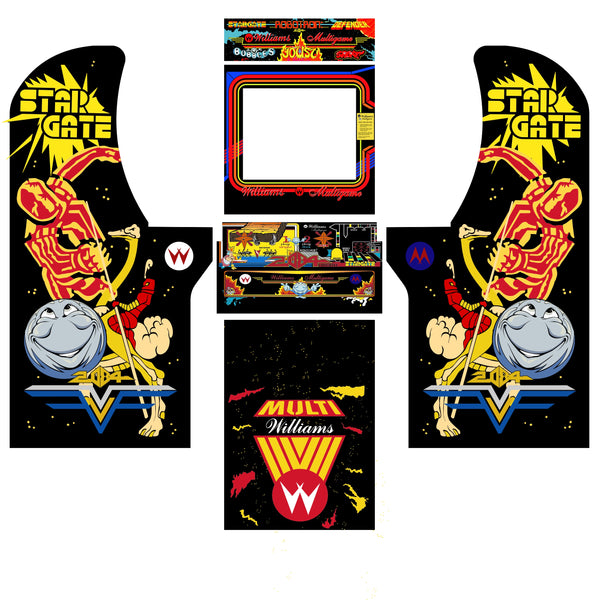 Arcade1Up - Williams Multicade Art – Escape Pod Online