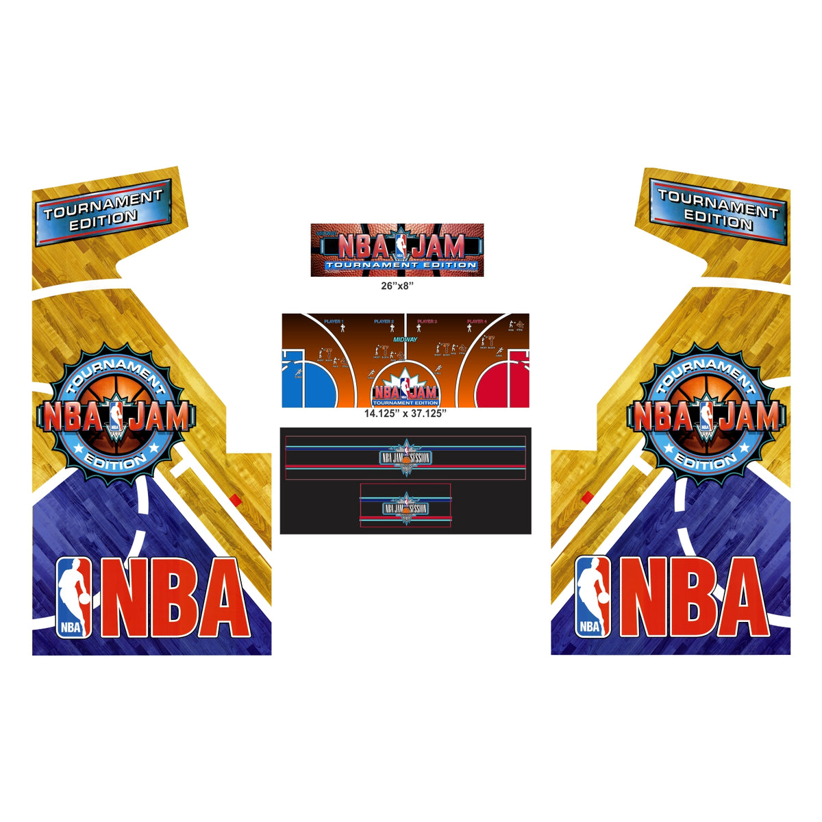 NBA Jam Tournament Edition Complete Restoration Kit – Escape Pod Online