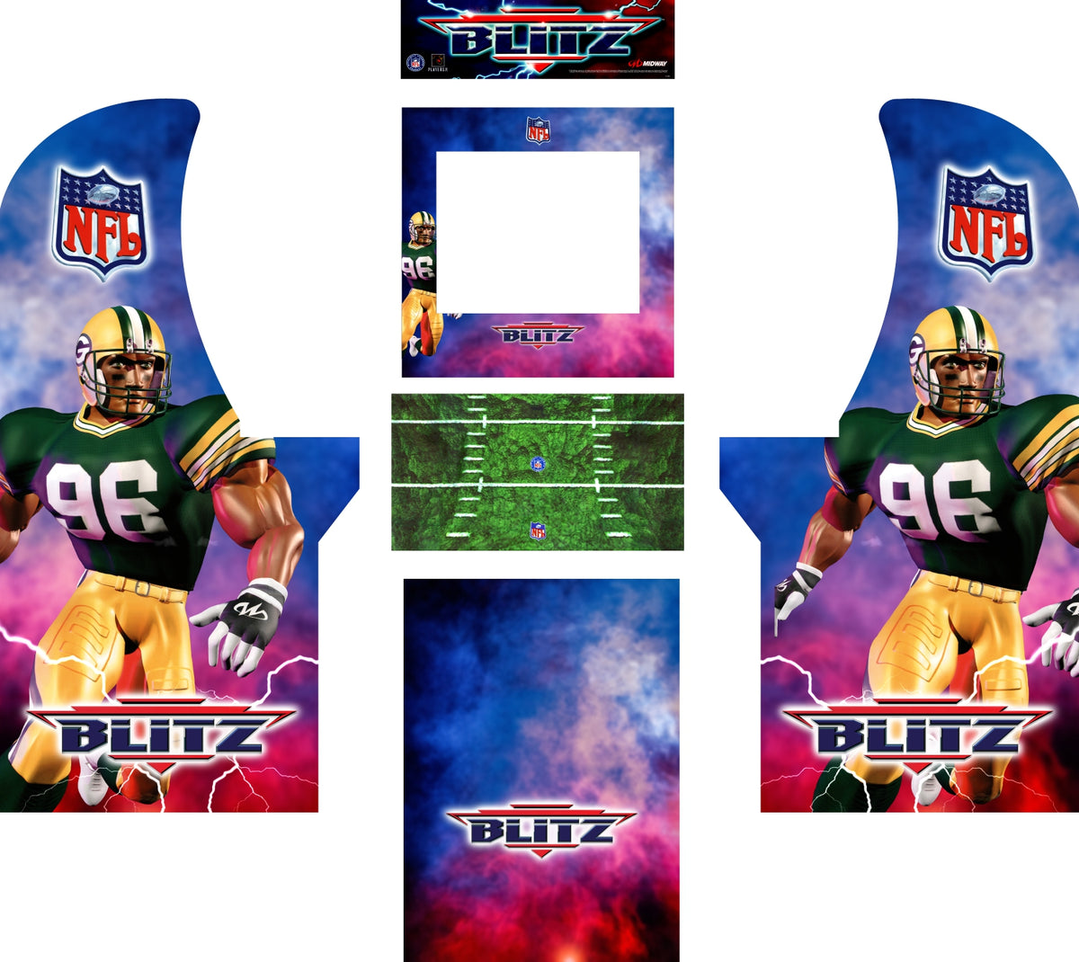 Arcade1Up - NFL Blitz Art – Escape Pod Online