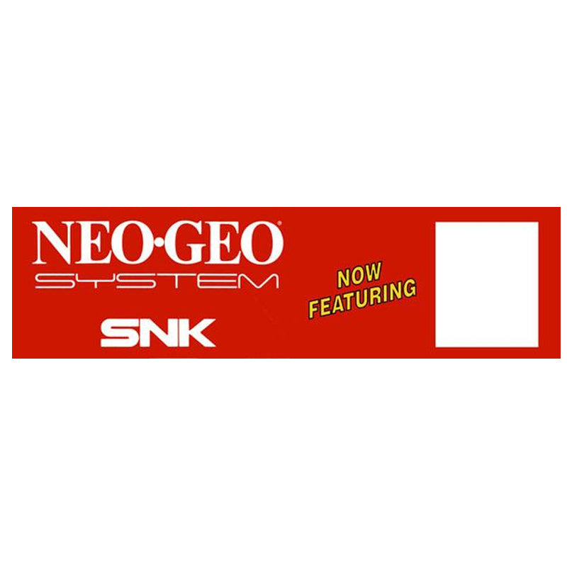 Neo Geo System SNK Generic Arcade Marquee – Escape Pod Online