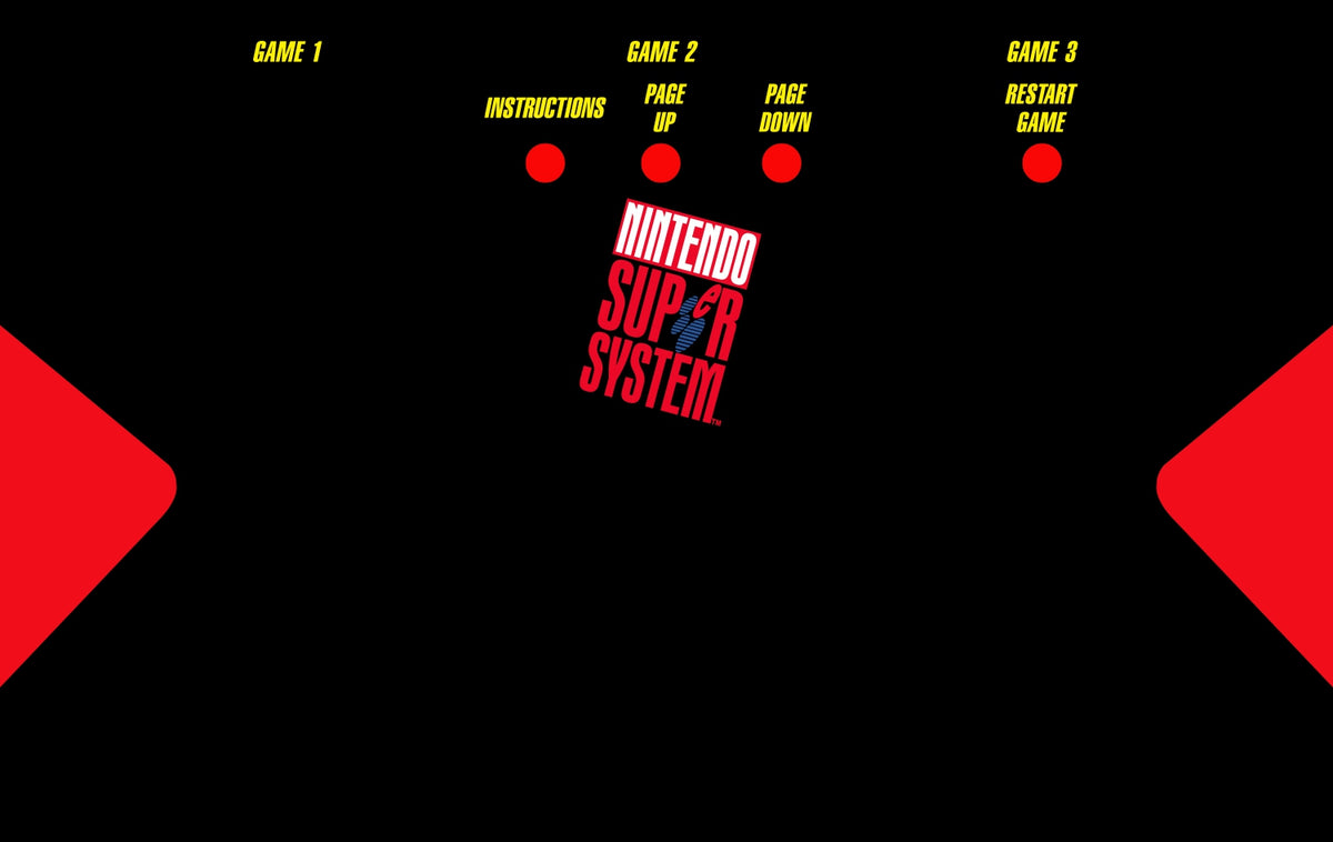 Nintendo Super System CPO - Control Panel Overlay – Escape Pod Online