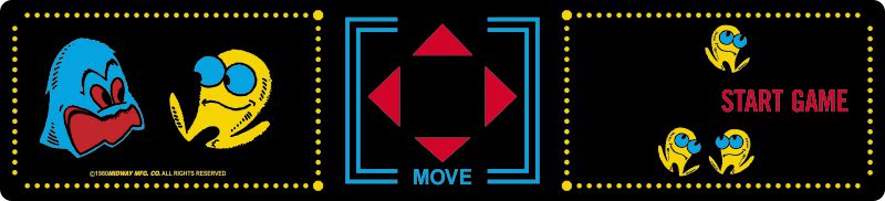 Pac-Man Arcade Control Panel Overlay - CPO – Escape Pod Online