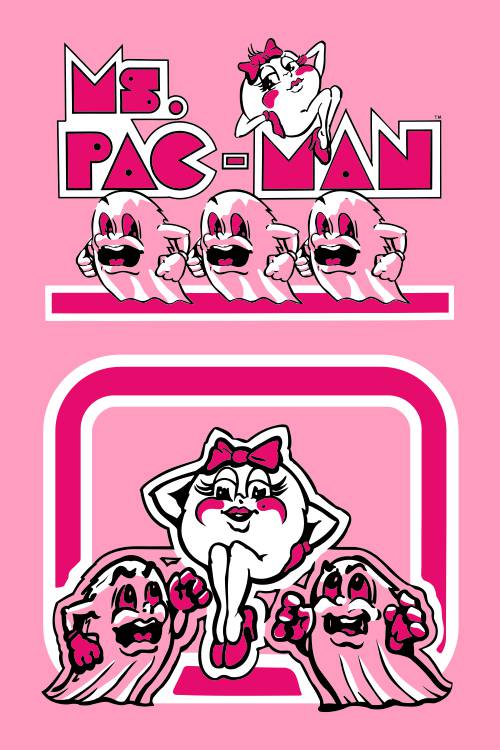 Pink Ms. Pac-Man Poster Print – Escape Pod Online
