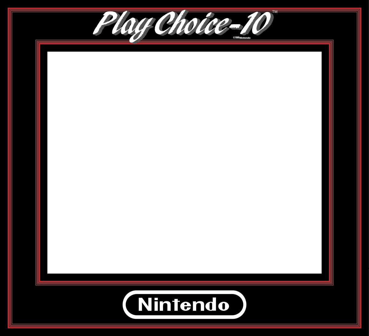 Nintendo PlayChoice Custom Bezel – Escape Pod Online