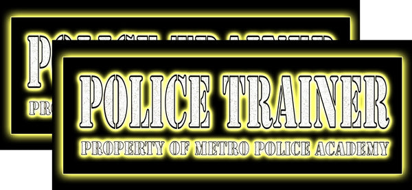 Police Trainer Side Art Decal Set – Escape Pod Online
