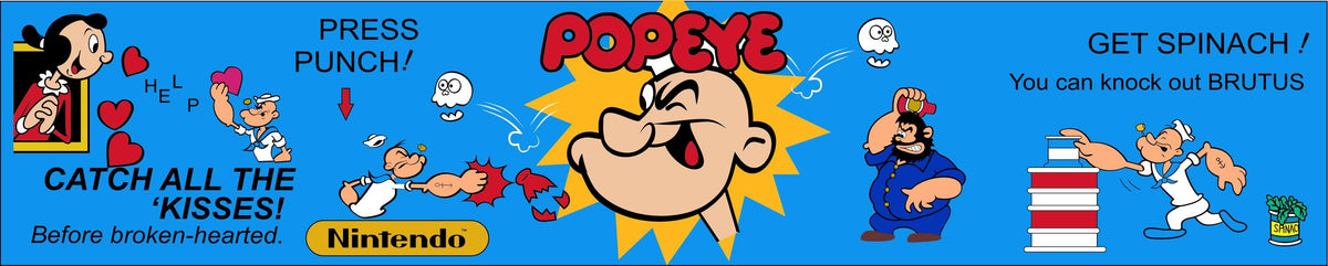 Popeye Instruction Bezel Decal – Escape Pod Online