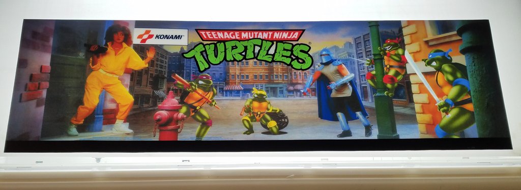 Tmnt 1989 Arcade Marquee 1989 TMNT Unused Bumper Sticker $14 Shipped