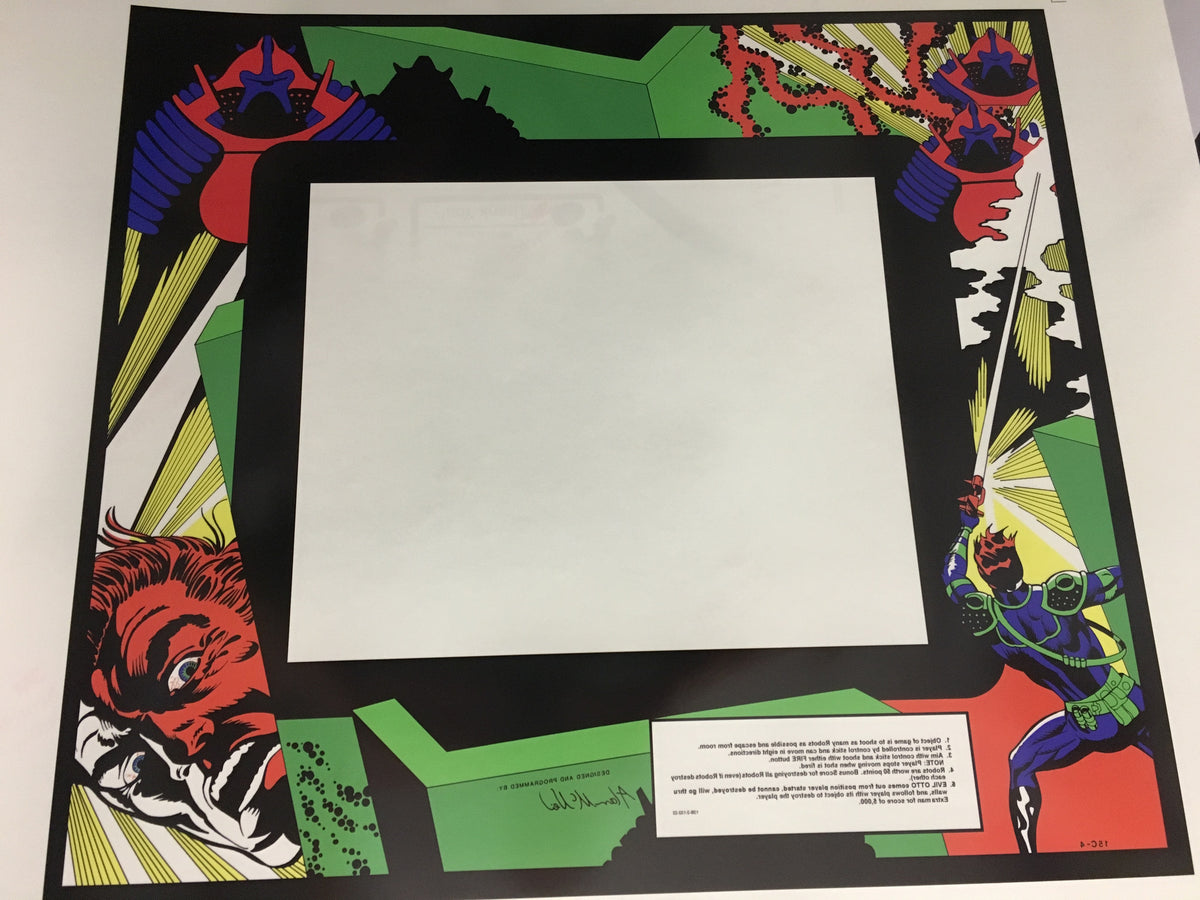 Berzerk Arcade Bezel – Escape Pod Online